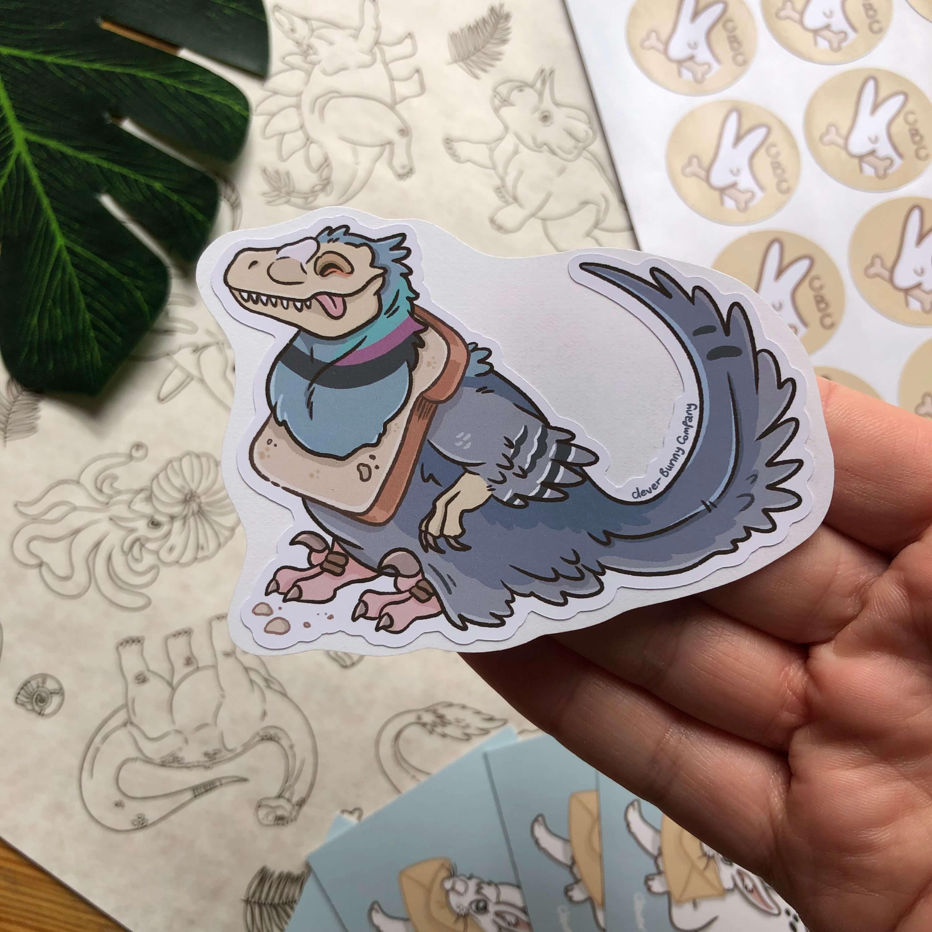 Pigeon Raptor Sticker – Clever Bunny Company