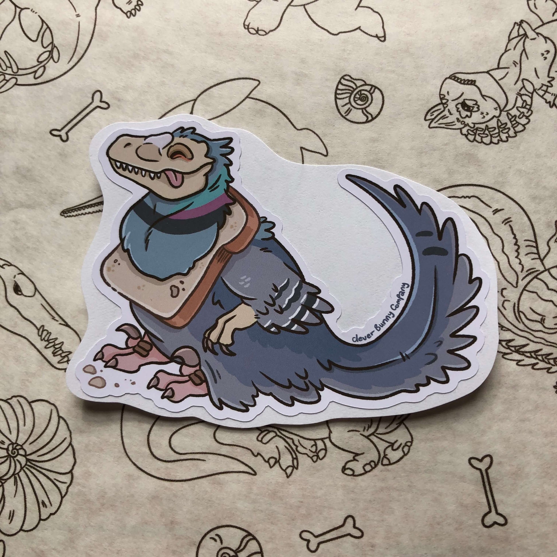 Pigeon Raptor Sticker – Clever Bunny Company